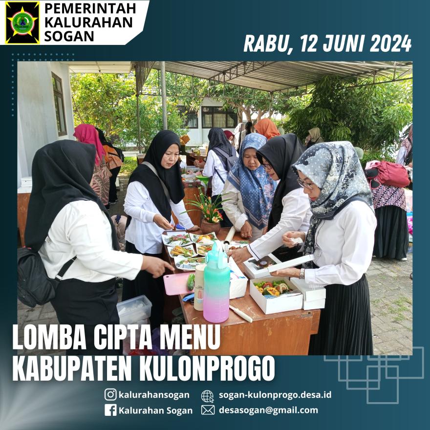 Lomba Cipta Menu B2SA Kabupaten Kulon Progo 2024 - Kalurahan Sogan